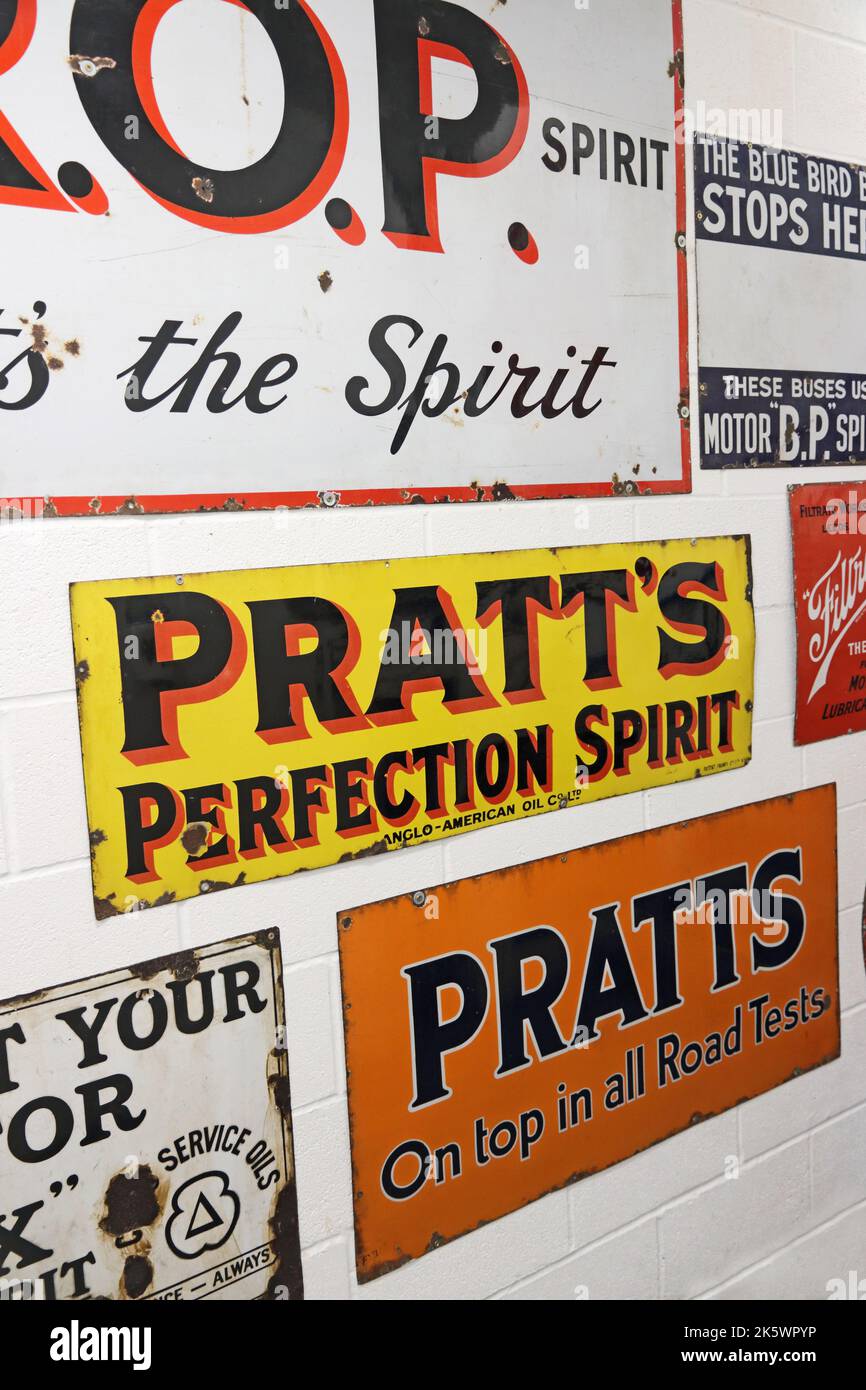 Vintage Metal Motoring Signs at Lori Allan blog