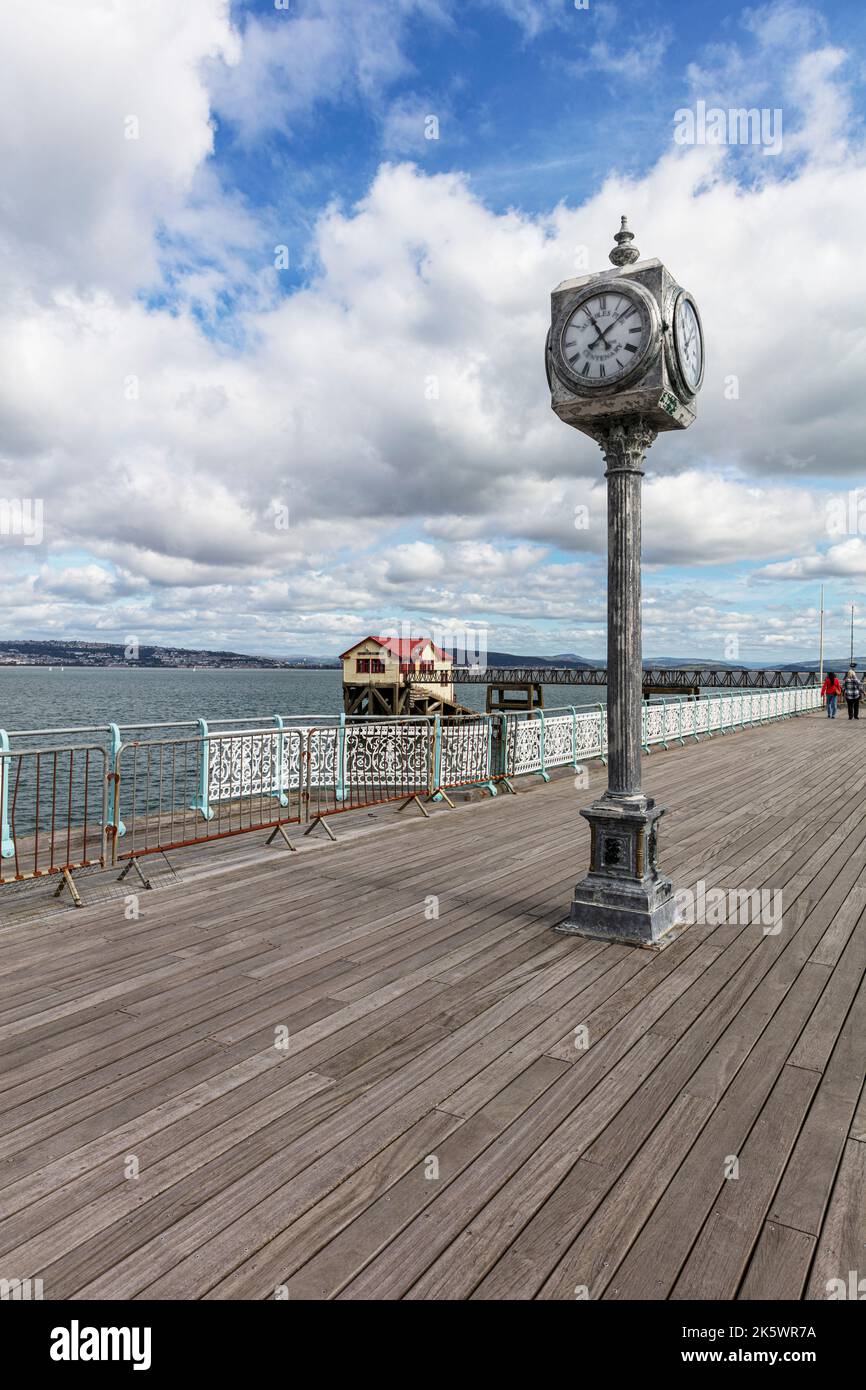 This clock was part of the mumbles100 year celebration back hi-res ...