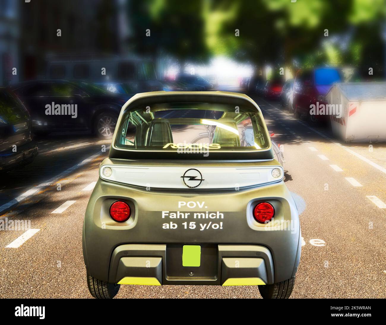 Opel Rocks electric small car with limited power for teen drivers ...