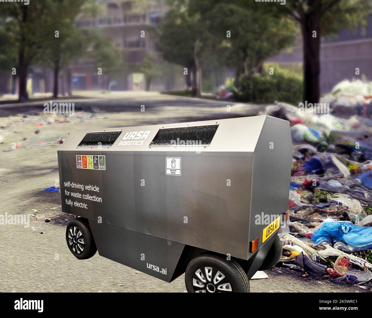 Ursa Robotics, autonomous electric vehicle for collecting garbage and ... Ursa Robotics, autonomous electric vehicle for collecting garbage and ...