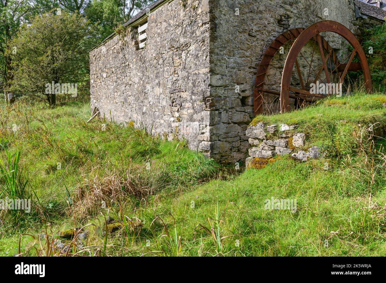 The disused corn mill at Balnagown on the Isle of Lismore, Argyll and ...