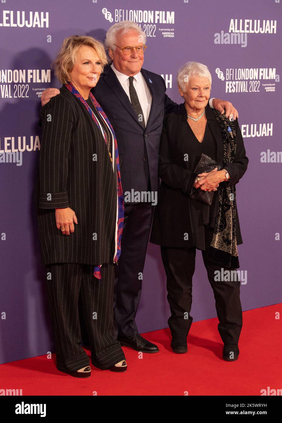 London, UK. 09th Oct, 2022. Jennifer Saunders, Dame Judi Dench and Sir ...