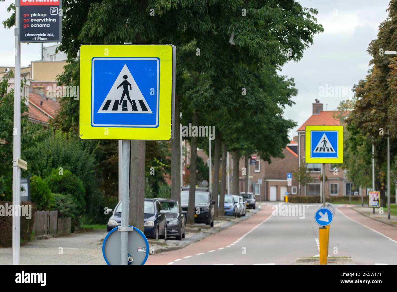 Zebra Crossing Sign At Diemen The Netherlands 7-10-2022 Stock Photo - Alamy