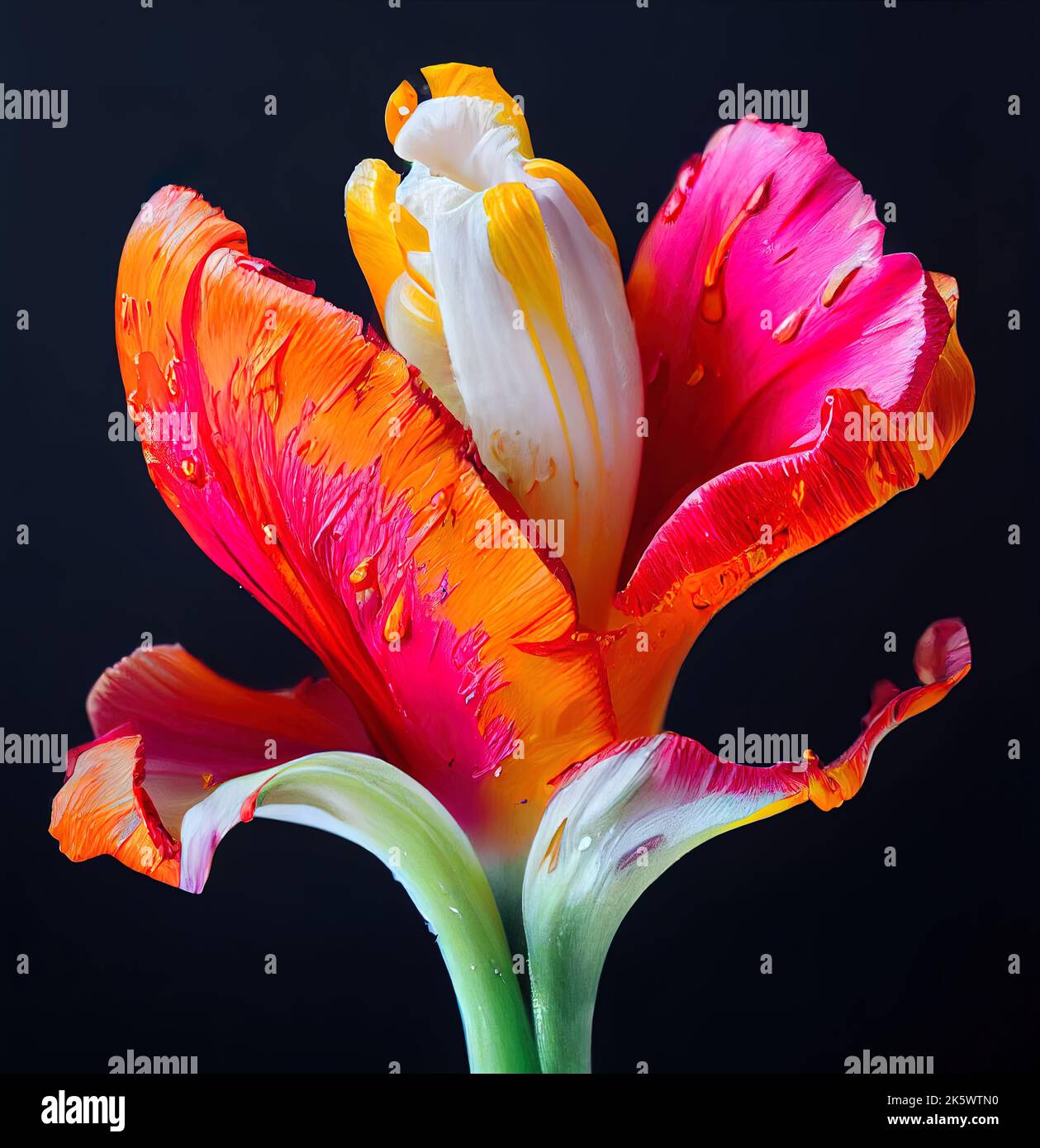 Flower paint hi-res stock photography and images - Alamy