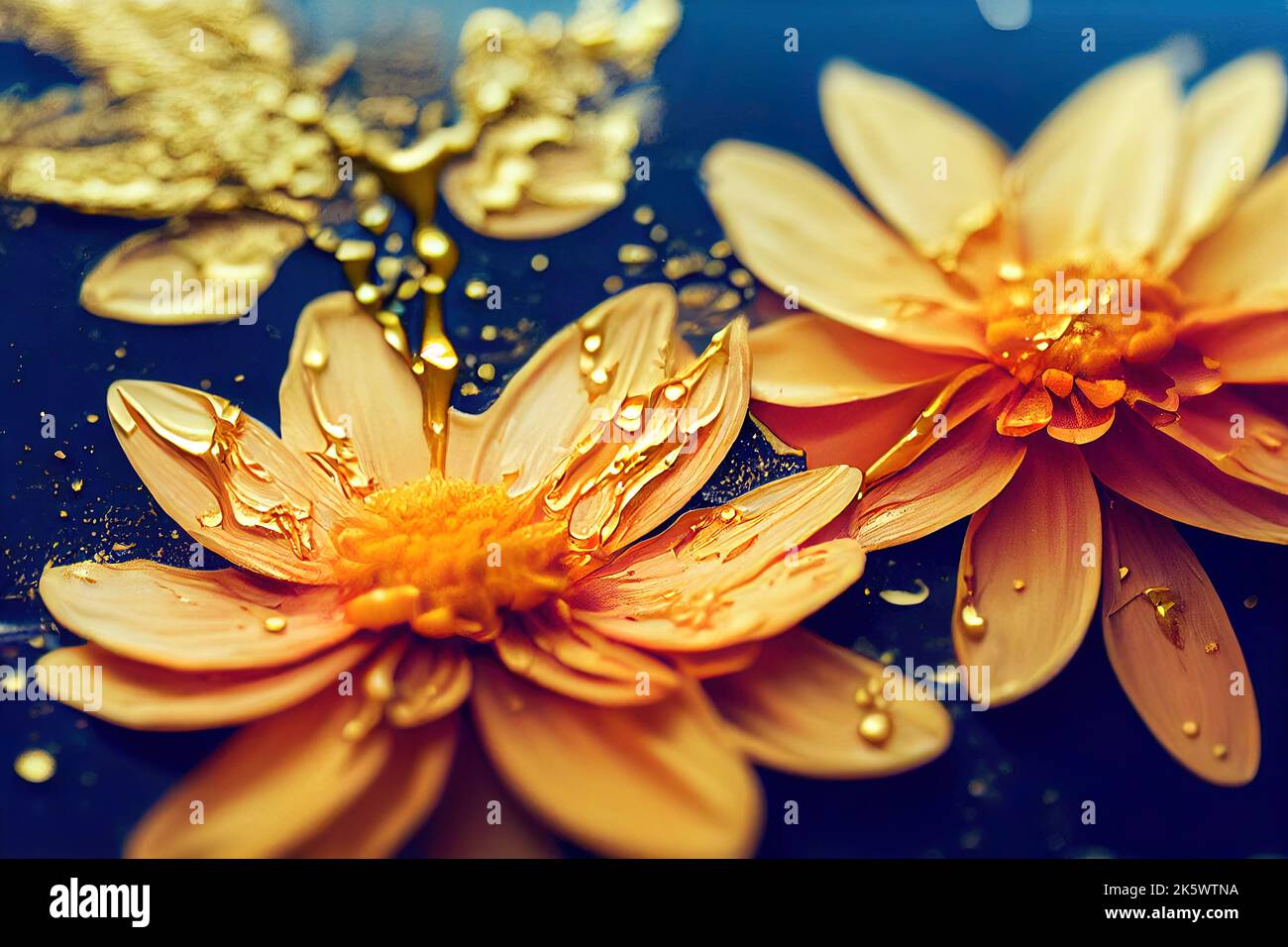 Dripping oil painting hi-res stock photography and images - Alamy