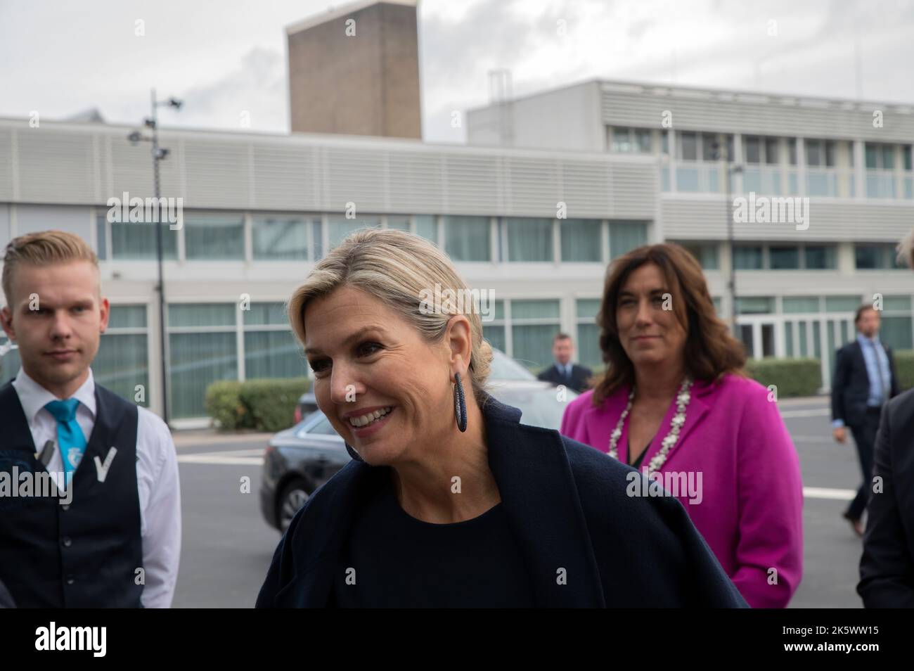 Queen Maxima Arriving At The Sibos 2022 Conference At Amsterdam The ...