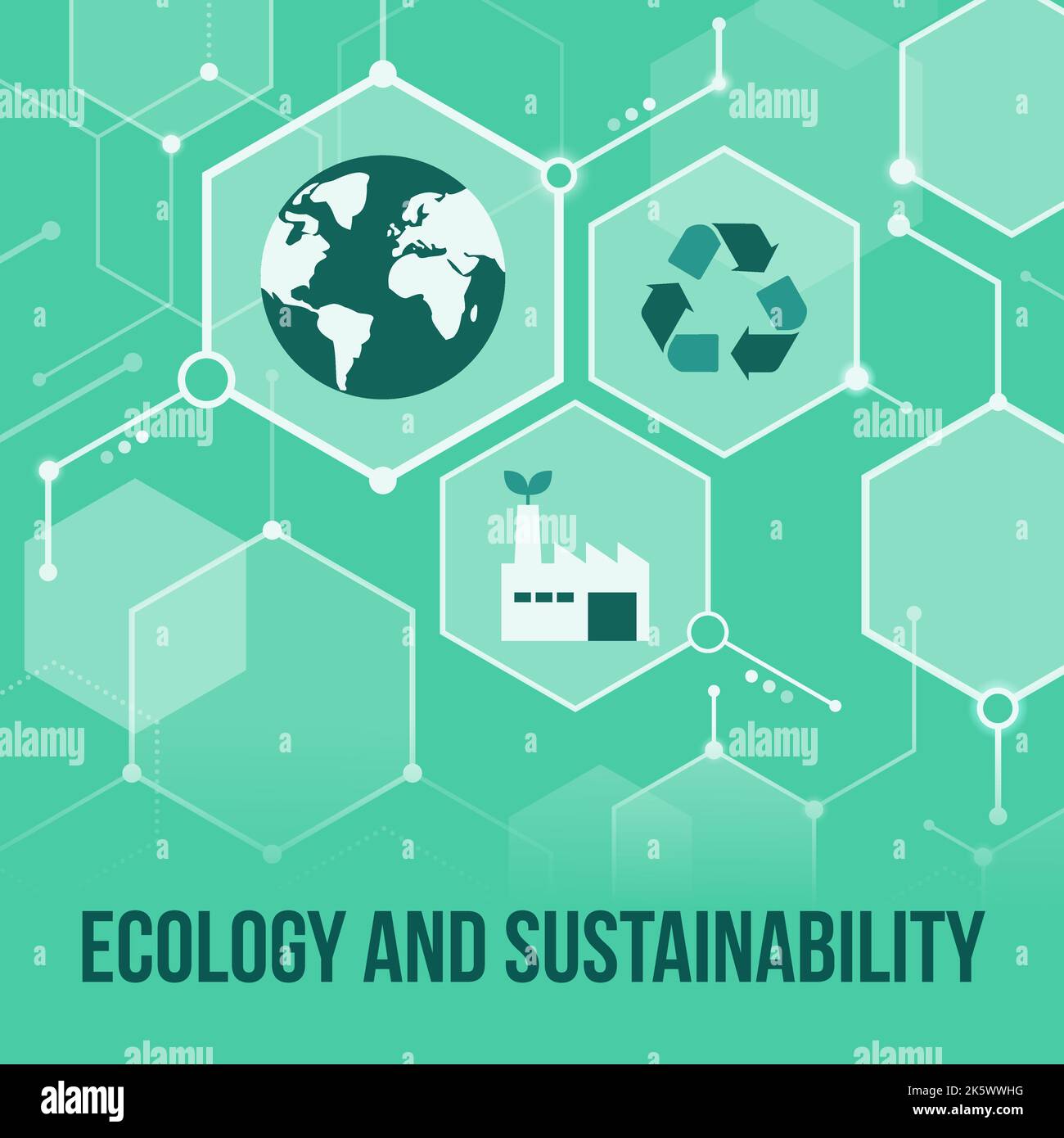 Ecology, sustainability and environmental care, conceptual abstract ...