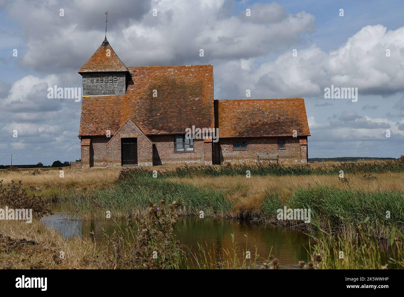 St Thomas Becket Church Romney Marsh Kent uk Stock Photo - Alamy
