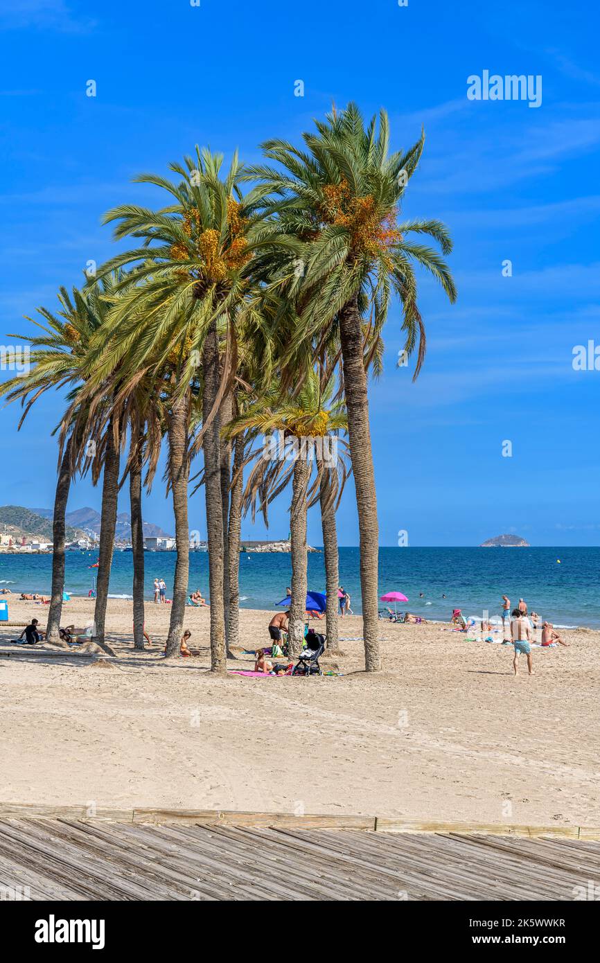 Distinctively colourful houses in the town of La Villajoyosa (also ...