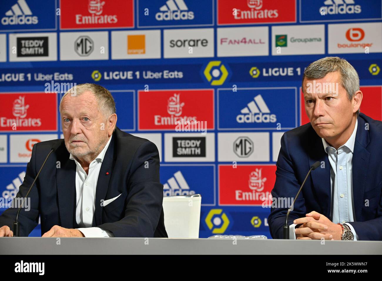 Lyon, D cines le 10 octobre 2022 : conf rence de presse pour la pr sentation de Laurent Blanc ...