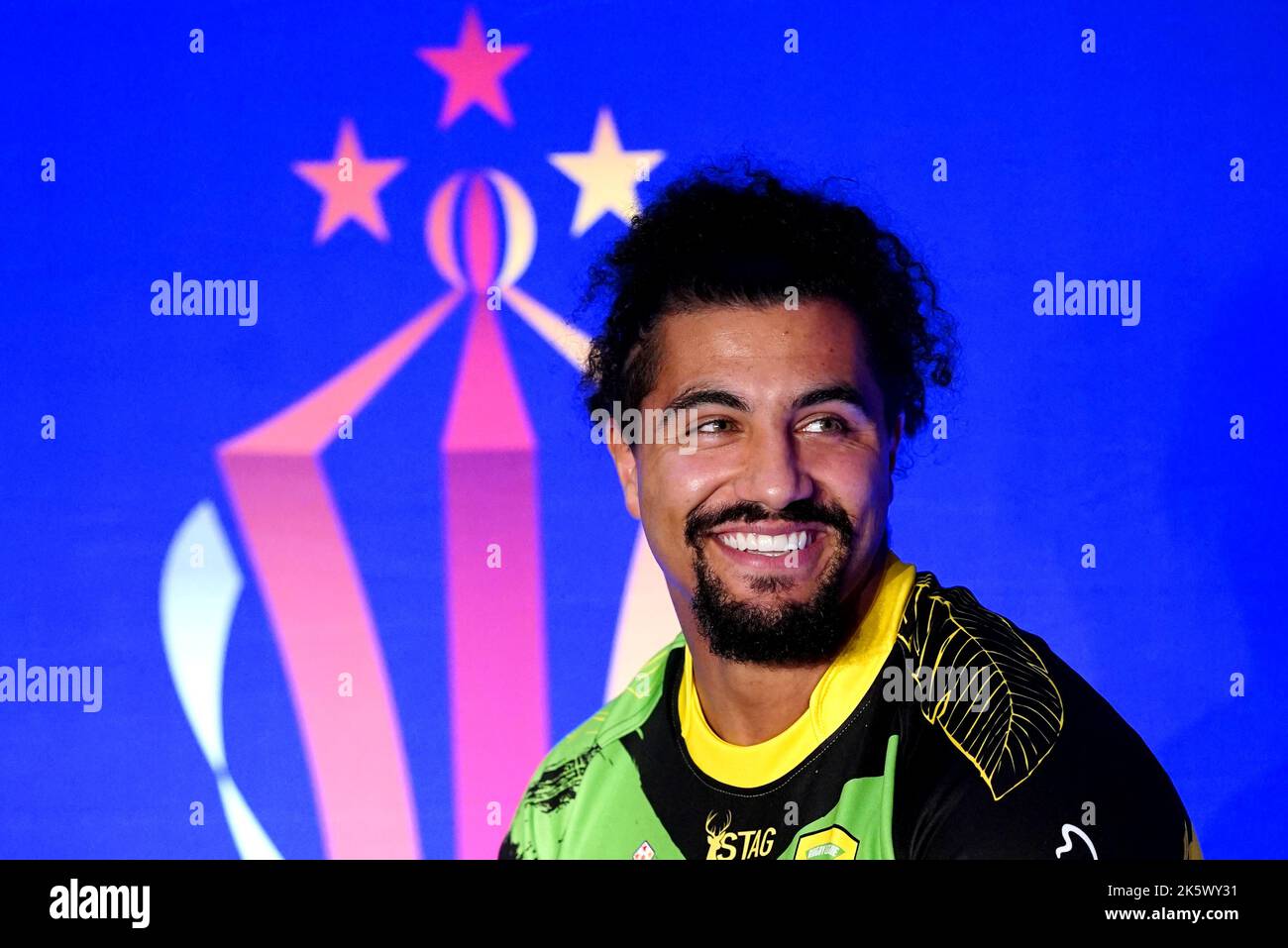 Jamaica captain Ashton Golding during the Rugby League World Cup 2021 ...