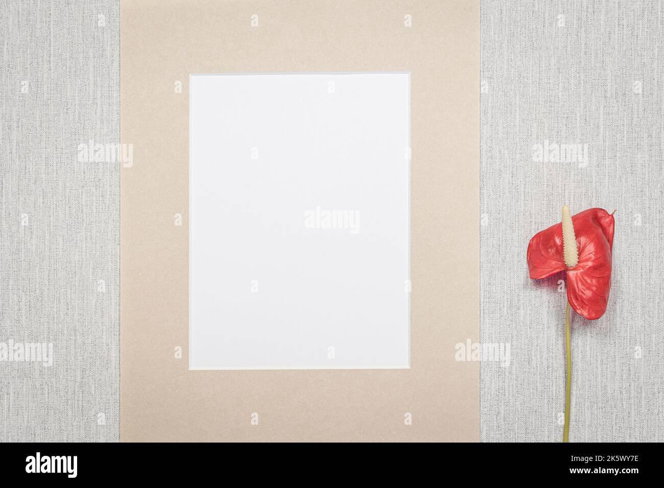 Model of photo frame with empty space for logos, advertising ...