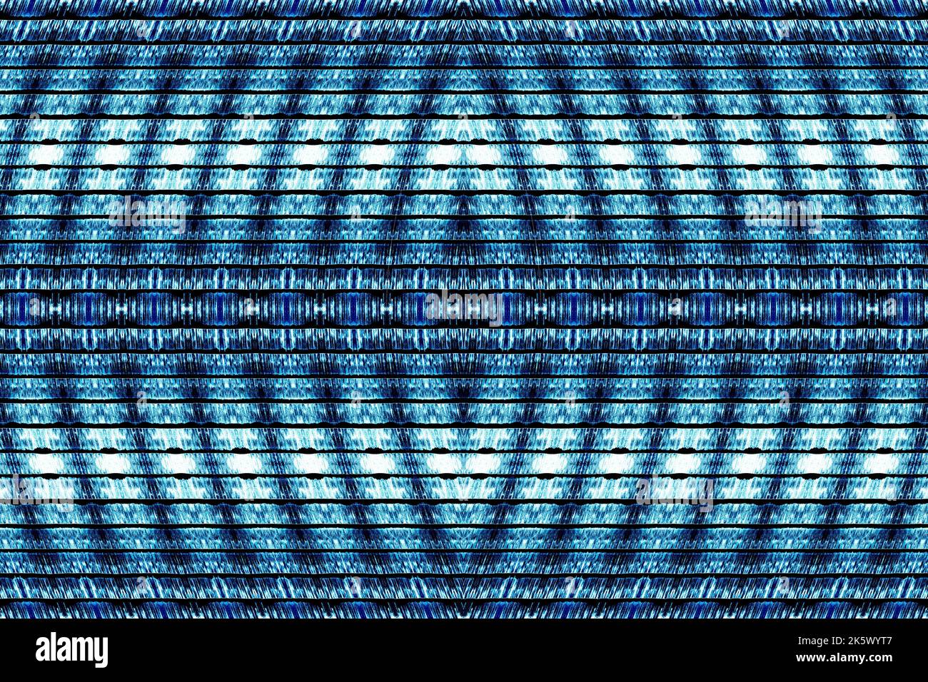 a futuristic illustration wave metal iron pattern blue steel shiny ...