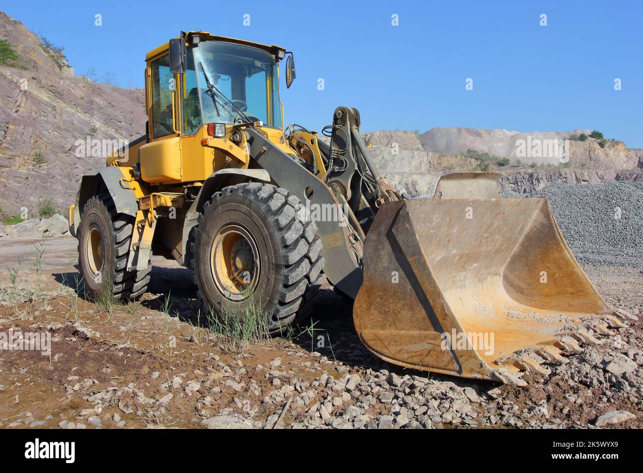 Yellow tractor wheel hi-res stock photography and images - Alamy