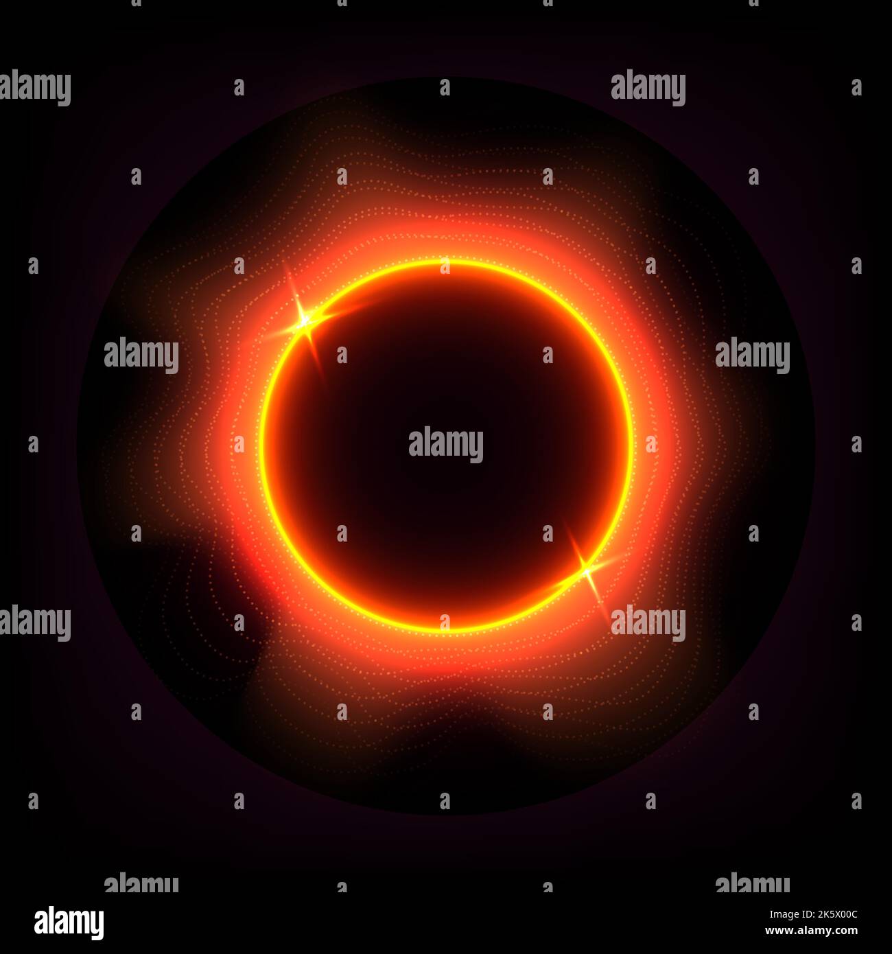 Electric energy ring neon plasma Stock Vector Images - Alamy