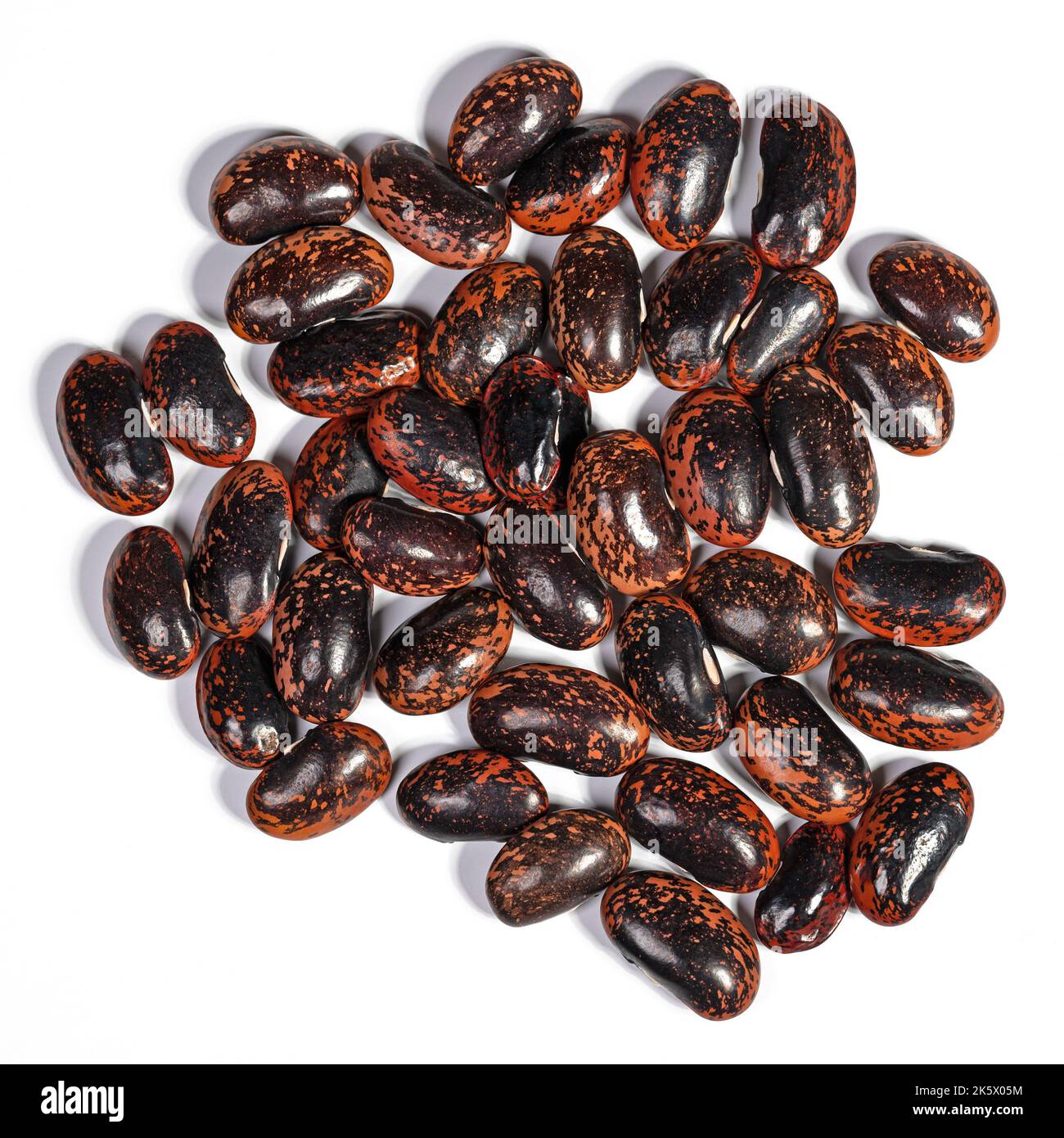 Fire beans isolated against white background Stock Photo - Alamy