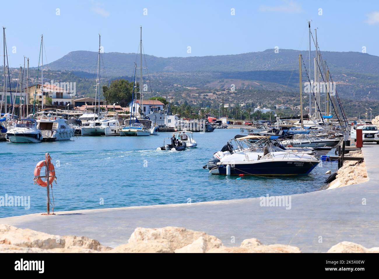 View of Latchi Harbour, Cyprus Stock Photo - Alamy