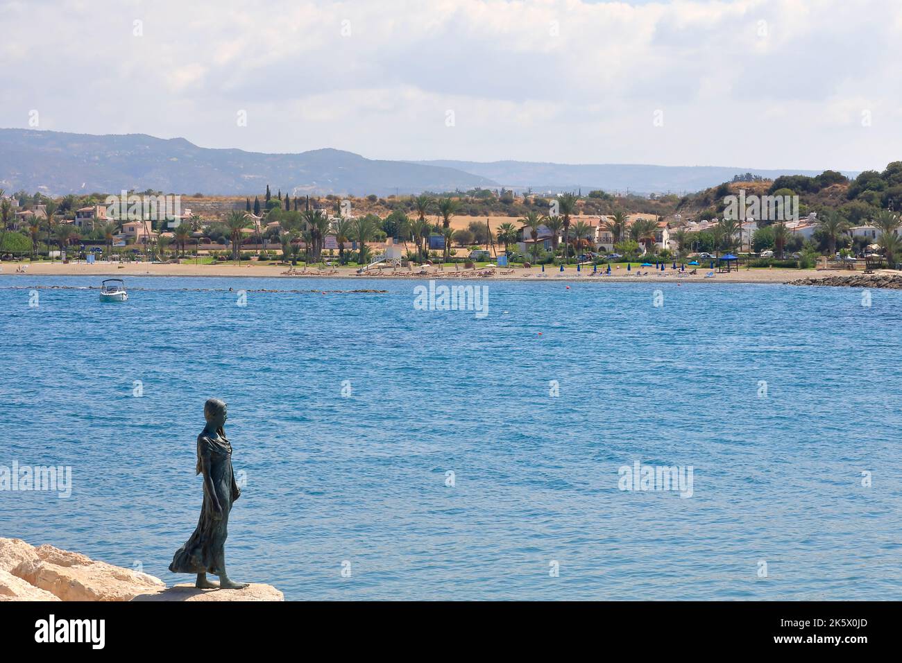 Statue of Rigena The Mythical Queen of Cyprus Stock Photo - Alamy