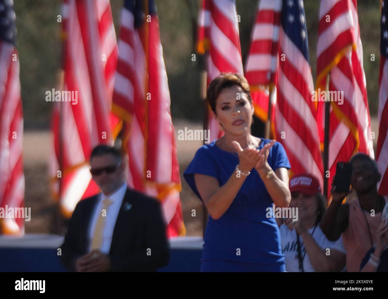 Mesa, Arizona, USA. 9th Oct, 2022. Kari Lake the Republican candidate ...