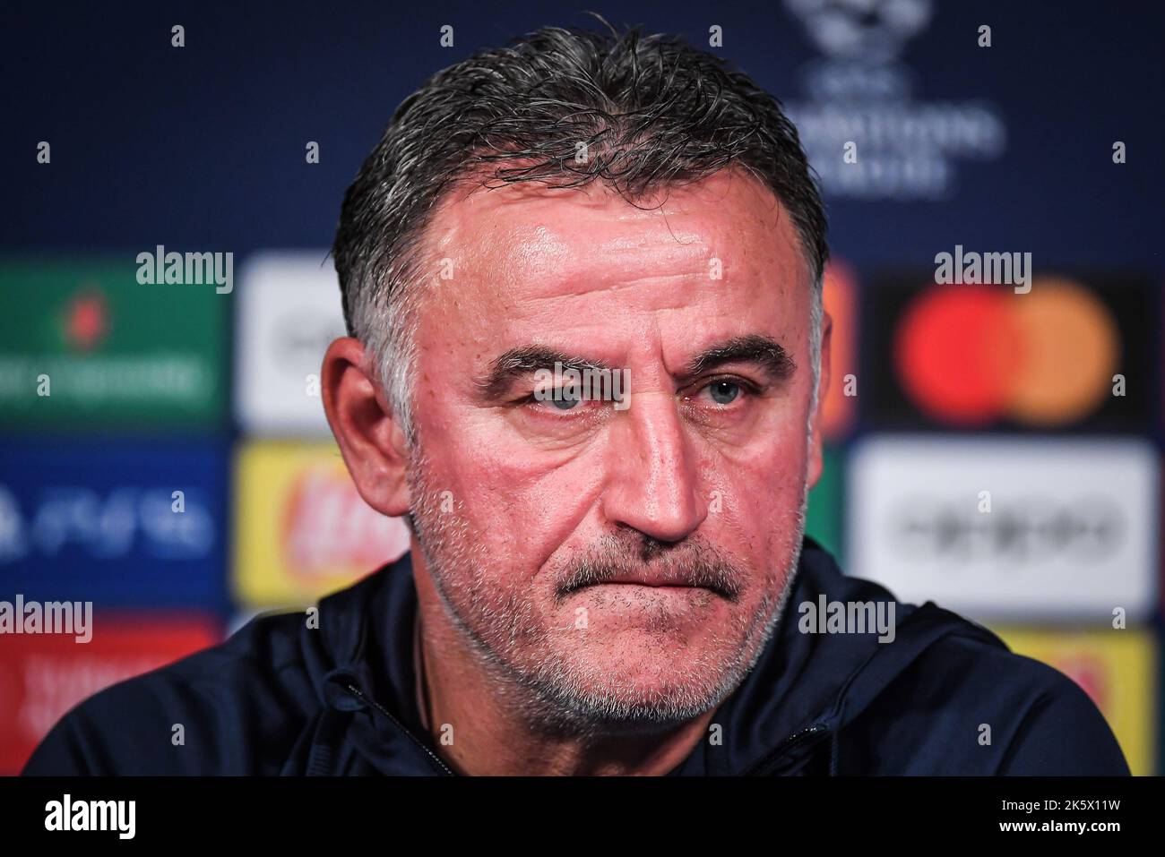 Paris, France, France. 10th Oct, 2022. Christophe GALTIER of PSG during ...