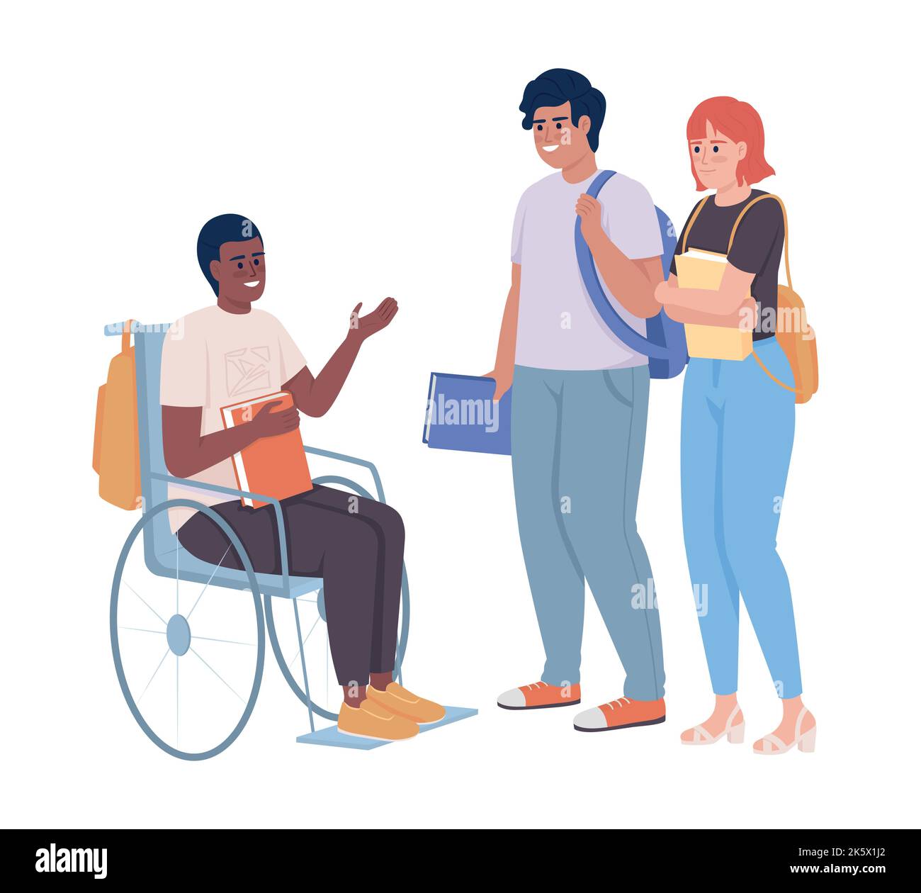Student interaction Cut Out Stock Images & Pictures - Alamy