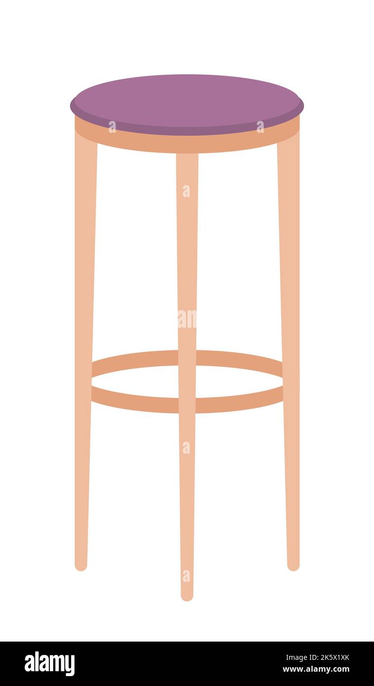 Bar chair semi flat color vector character Stock Vector Image & Art - Alamy