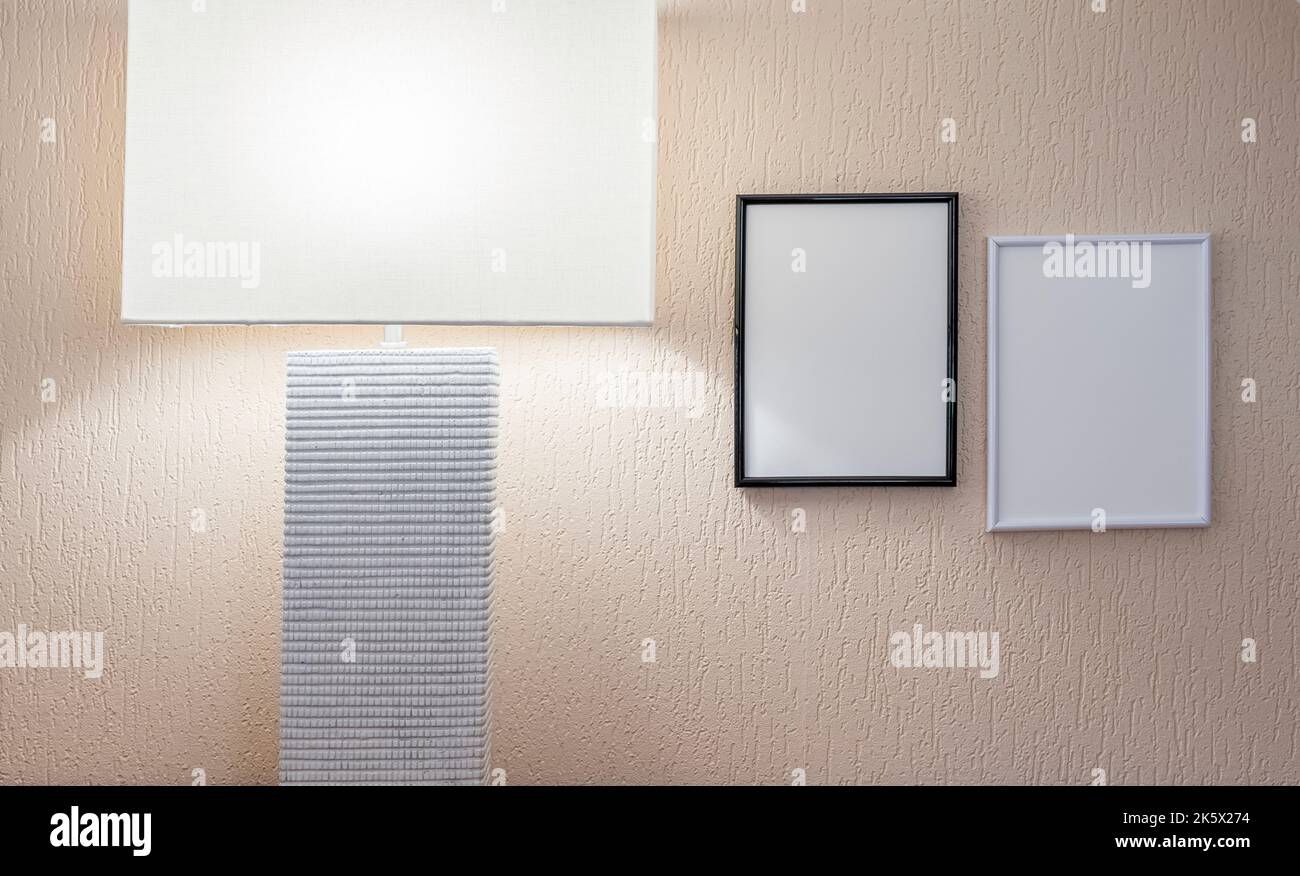 Model of photo frame with empty space for logos, advertising ...