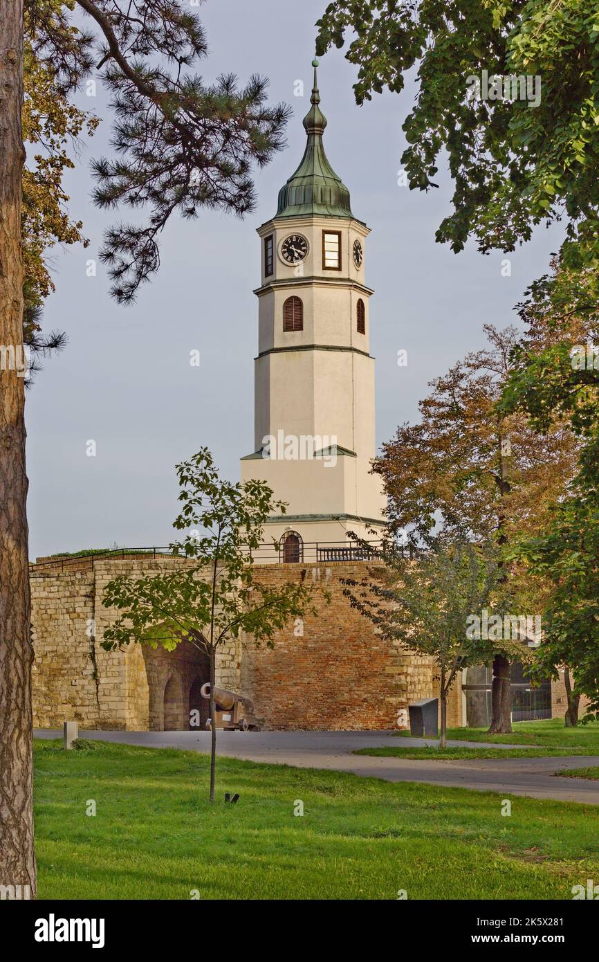The Sahat Tower in Belgrade, Serbia Stock Photo - Alamy