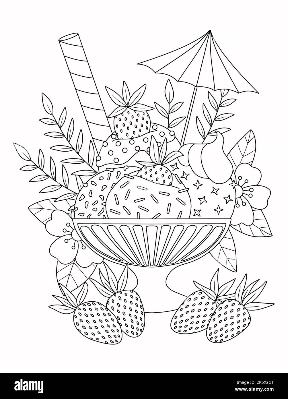 Vegetables coloring pages hi-res stock photography and images - Alamy