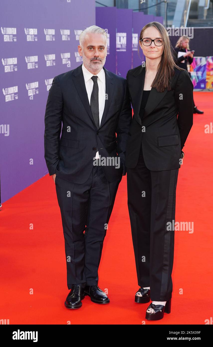 Iain Canning and Joanna Laurie attending the UK premiere of The Son ...