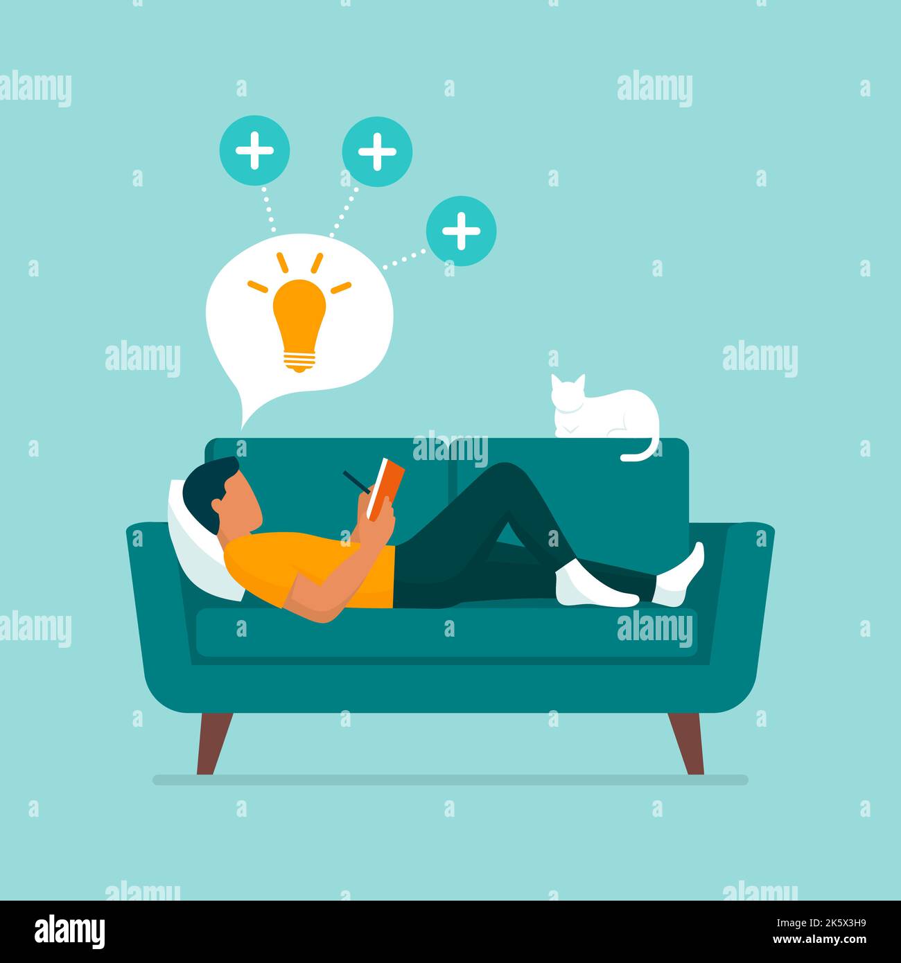 Creative writing concept on Stock Vector Images - Alamy