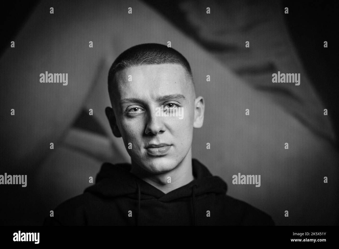 Paris, France, January 31, 2020. British rap singer from Manchester ...