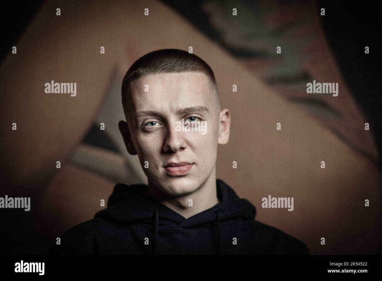 Paris, France, January 31, 2020. British rap singer from Manchester ...