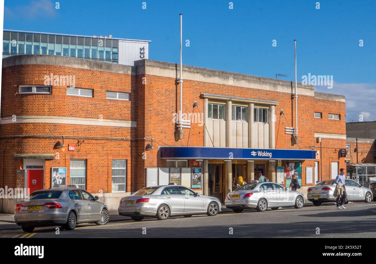 Woking Train Station Stock Photo - Alamy