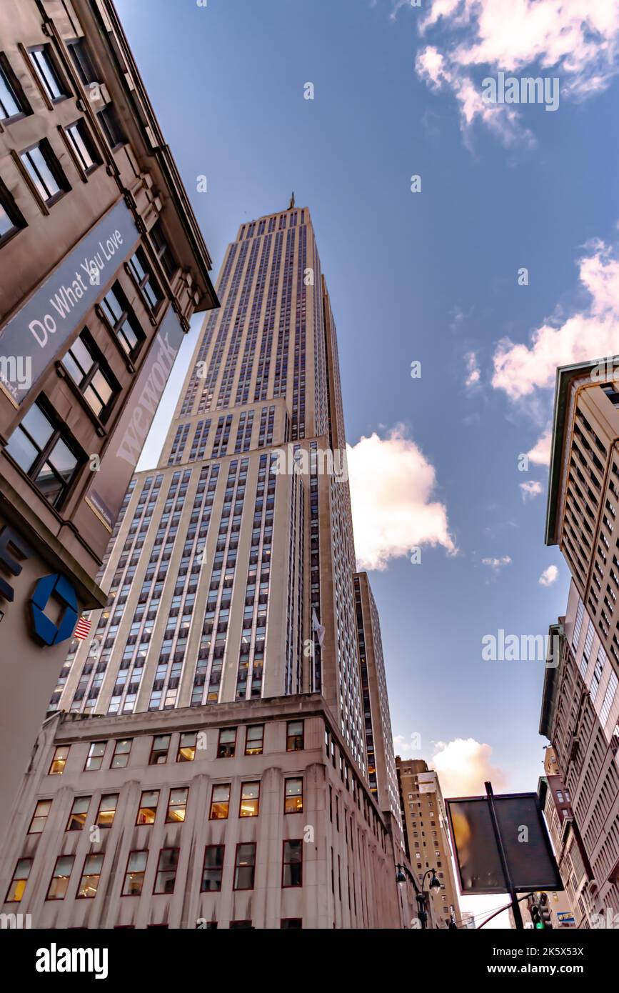 A low angle of tall buildings in a modern city Stock Photo - Alamy
