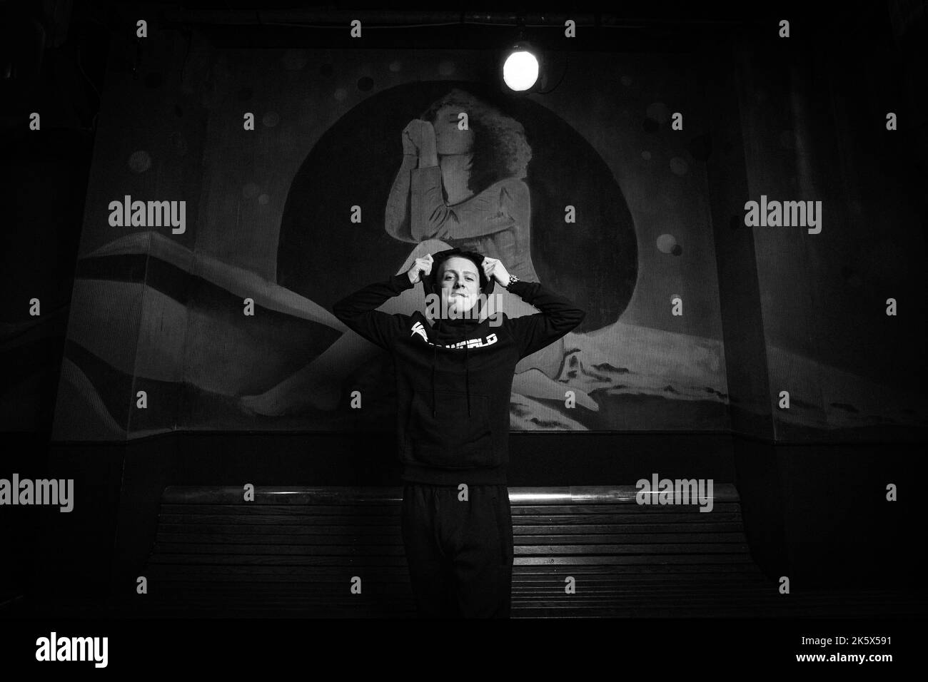 Paris, France, January 31, 2020. British rap singer from Manchester ...