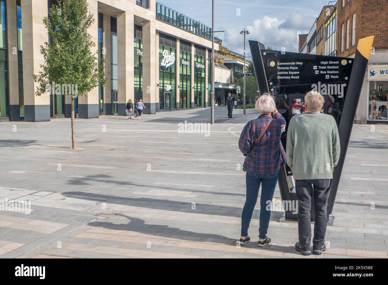 Commercial Way, Woking Stock Photo - Alamy