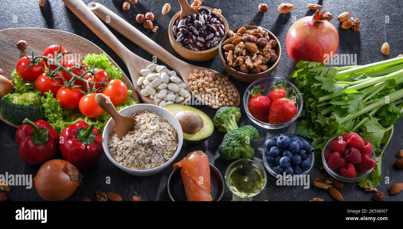 Cholesterol lowering food products. Diet increasing levels of high ...