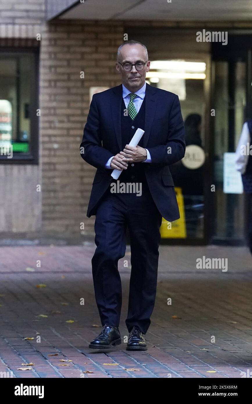 Paul Lyon-Maris leaving Southwark Crown Court in London, where he is ...