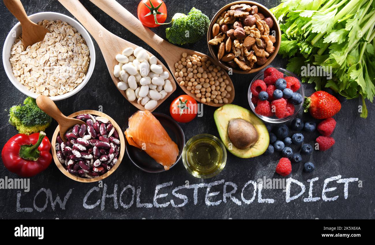 Cholesterol lowering food products. Diet increasing levels of high ...