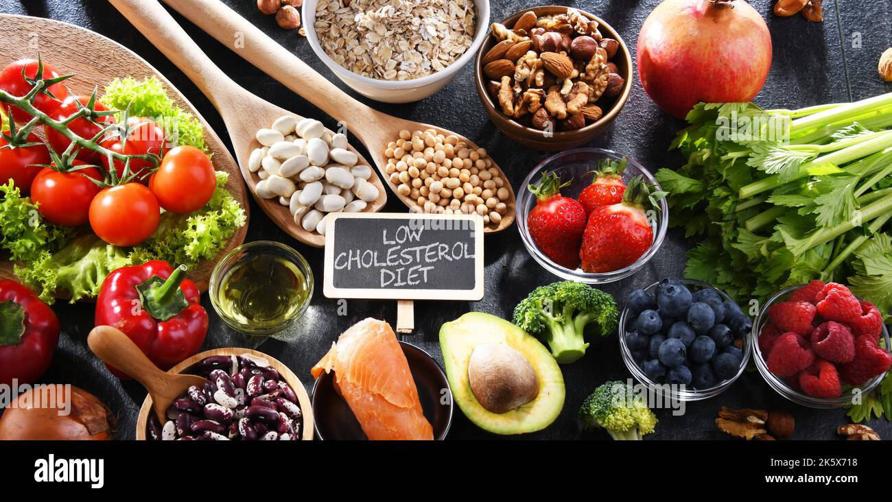 Cholesterol lowering food products. Diet increasing levels of high ...