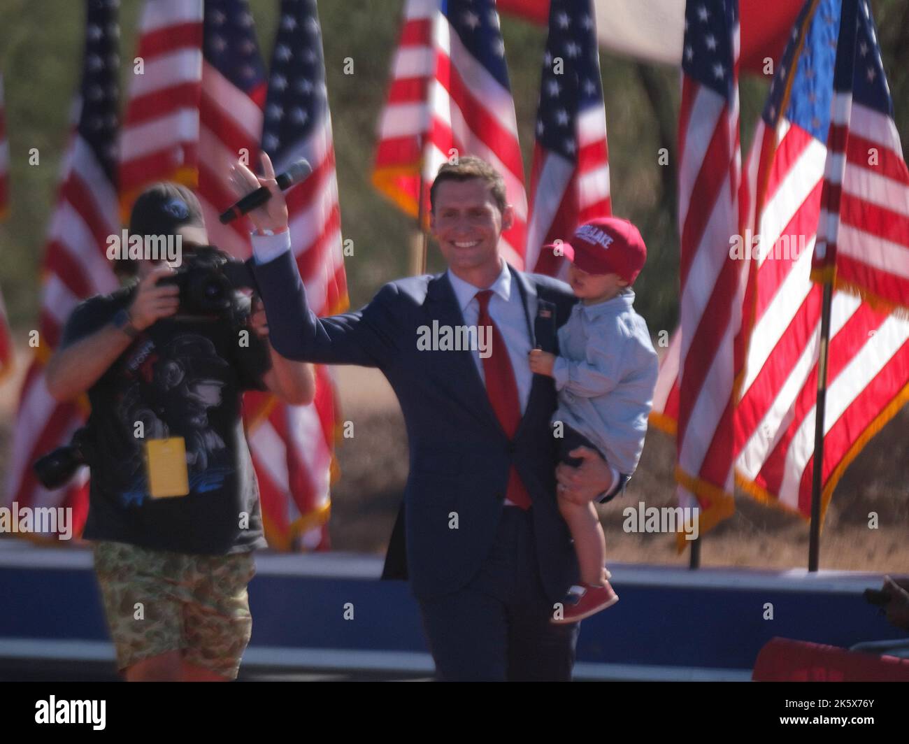 Mesa, Arizona, USA. 9th Oct, 2022. Arizona Republican candidate for the ...