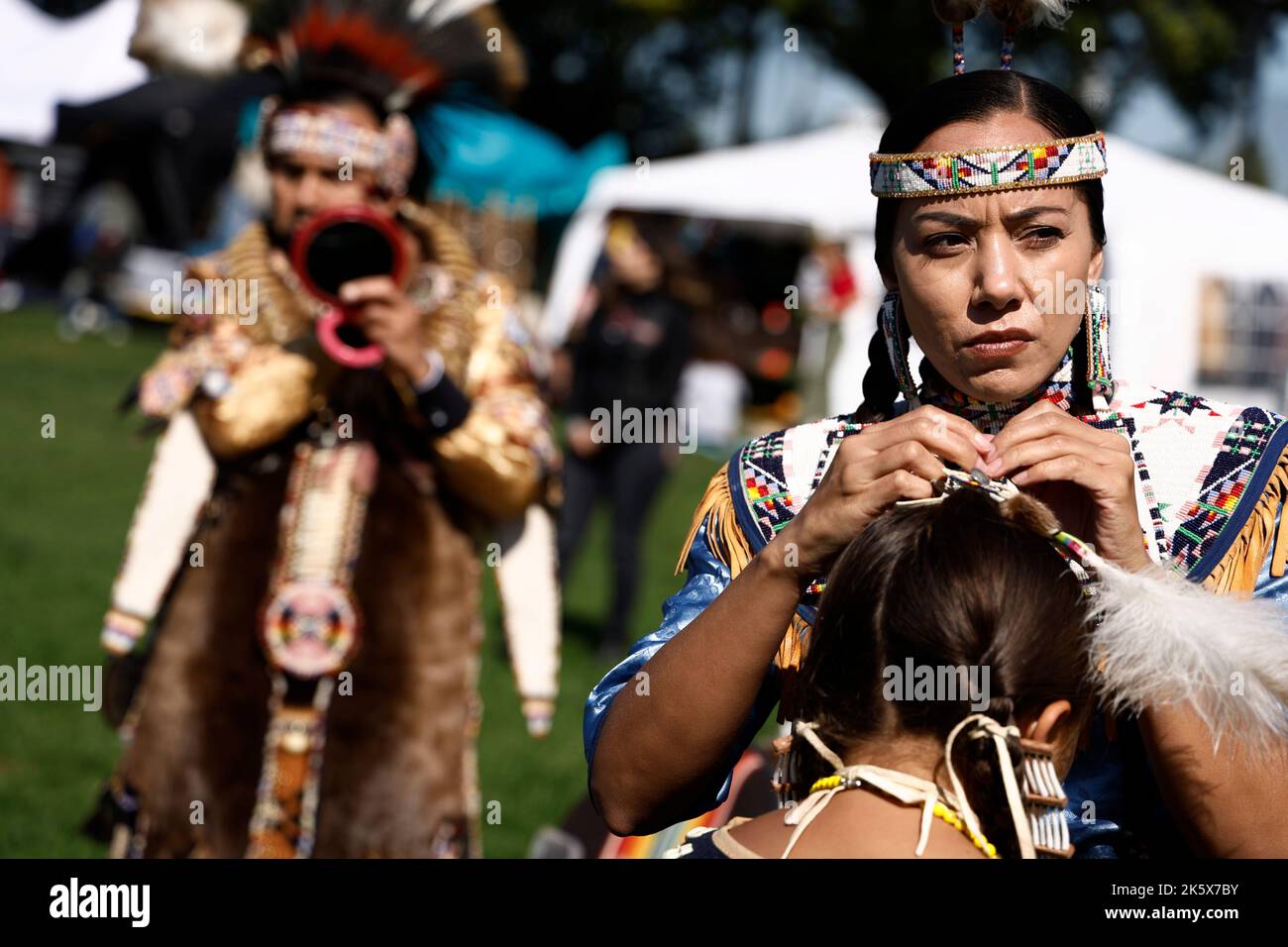New York City, USA. 09/10/2022, Dancers participate during the ...