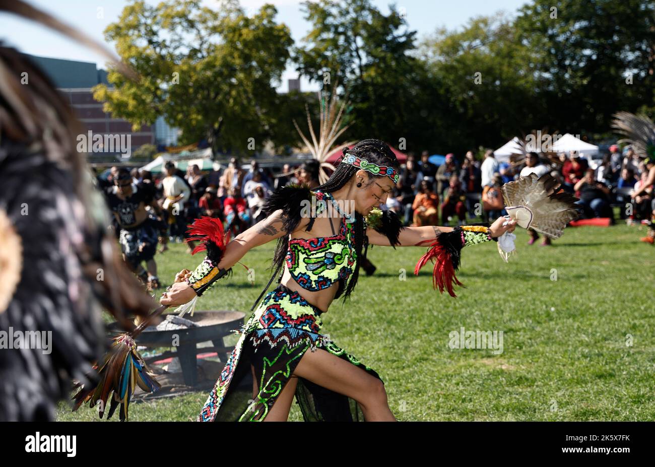 New York City, USA. 09/10/2022, Dancers participate during the ...