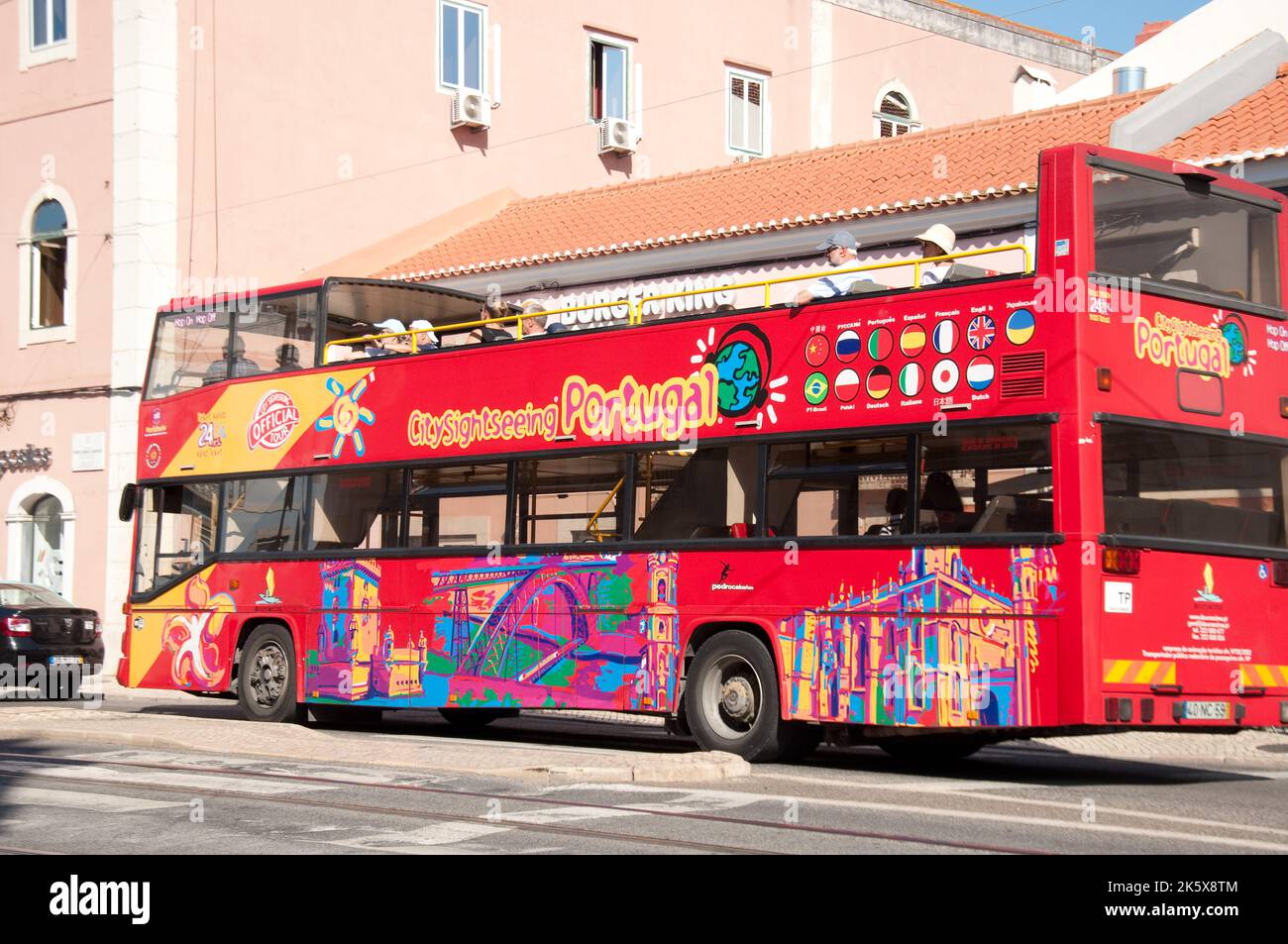 CitySightseeing Tour Bus for Lisbon, Belem, Lisbon, Portugal Stock ...