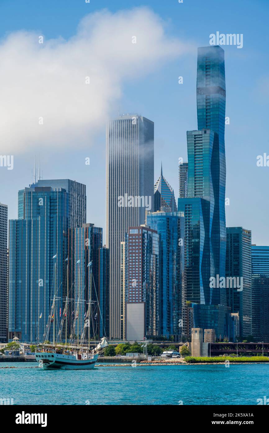 Cityscape image chicago downtown hi-res stock photography and images ...