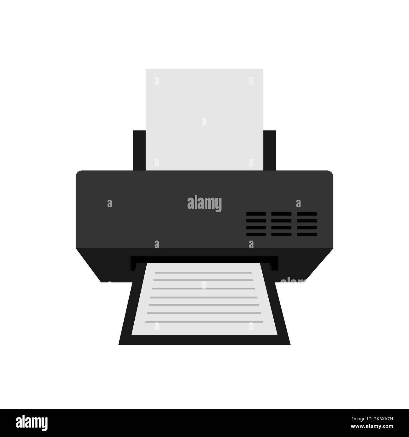 Printer settings Stock Vector Images - Alamy