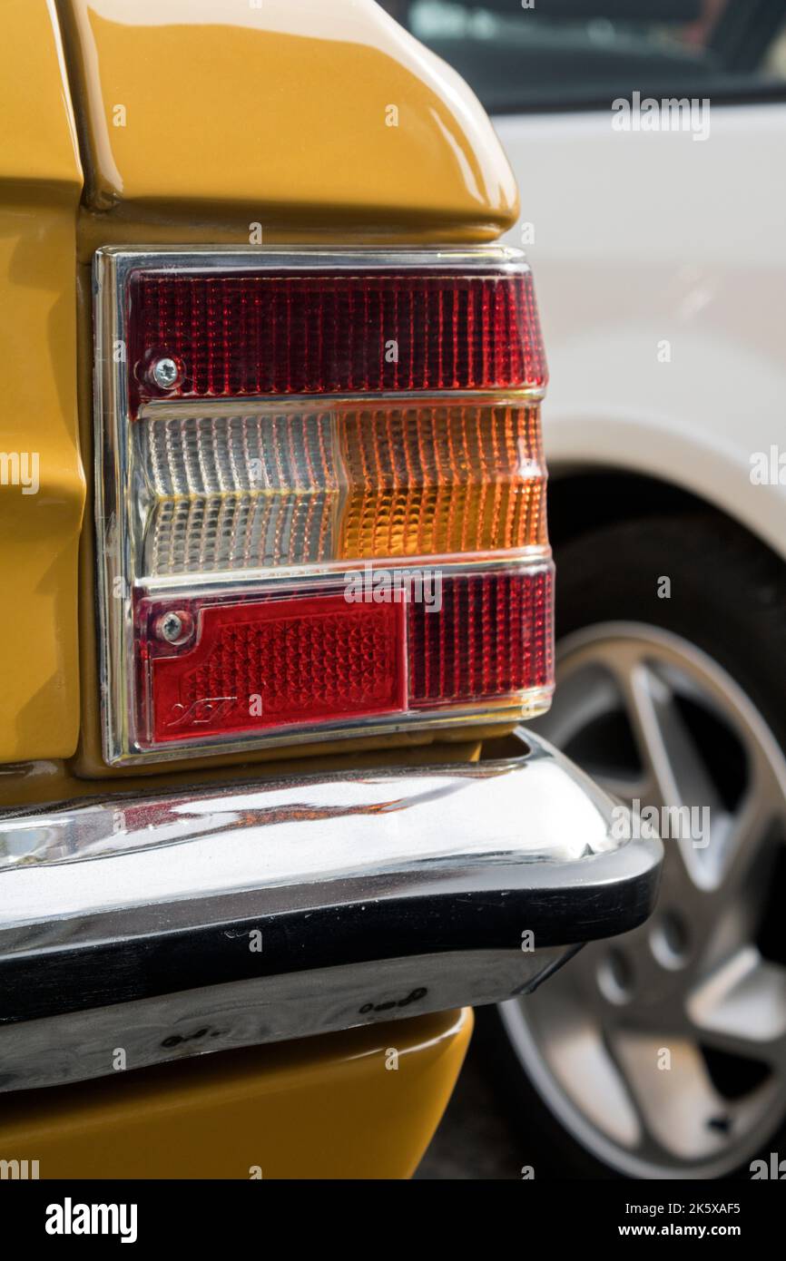 Ford Cortina Mark 3 rear lights. Super & Classic Car Sunday 2022 Stock ...