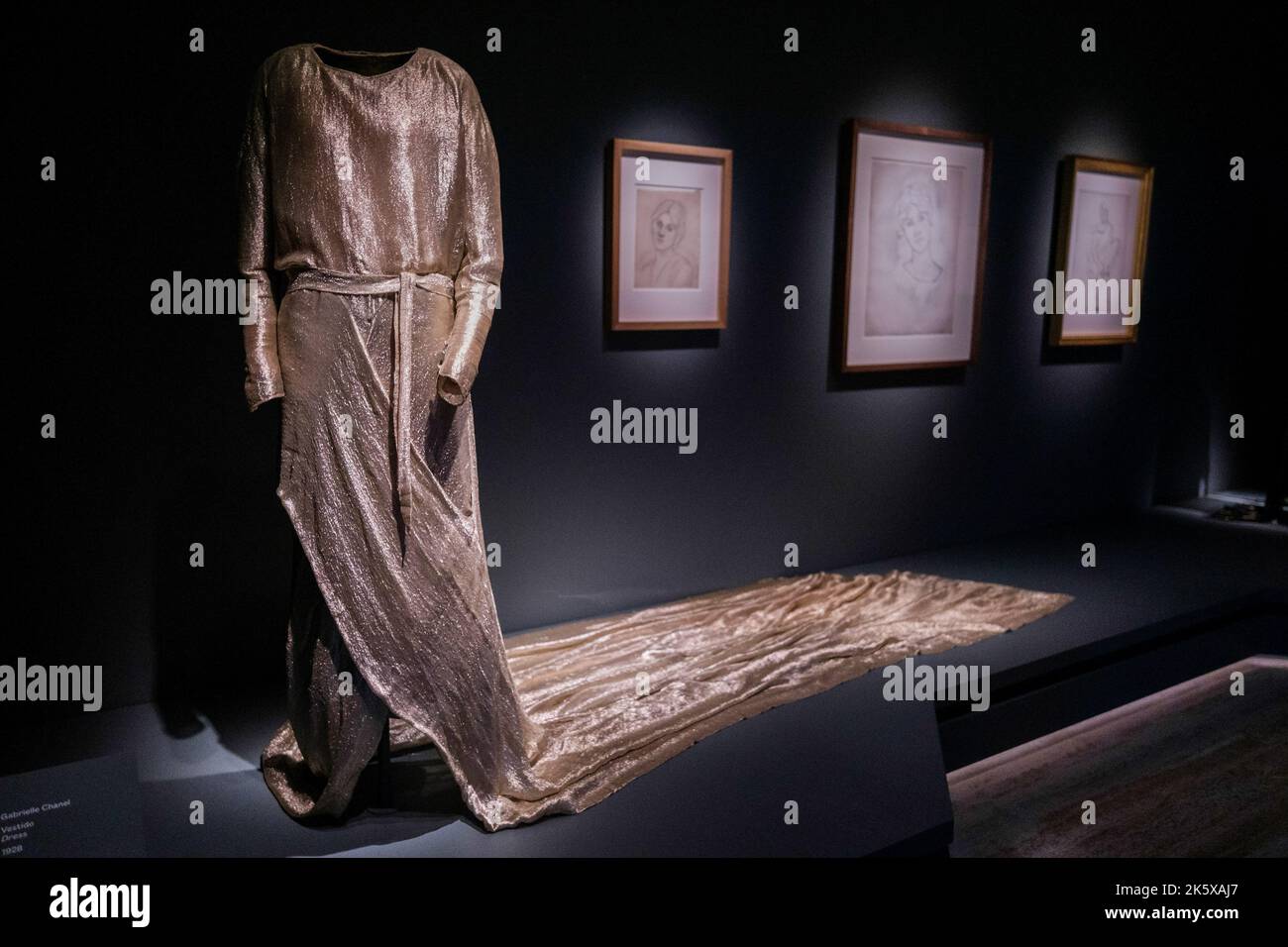 Madrid, Spain. 10th Oct, 2022. Designer night wear of Gabrielle?Chanel ...