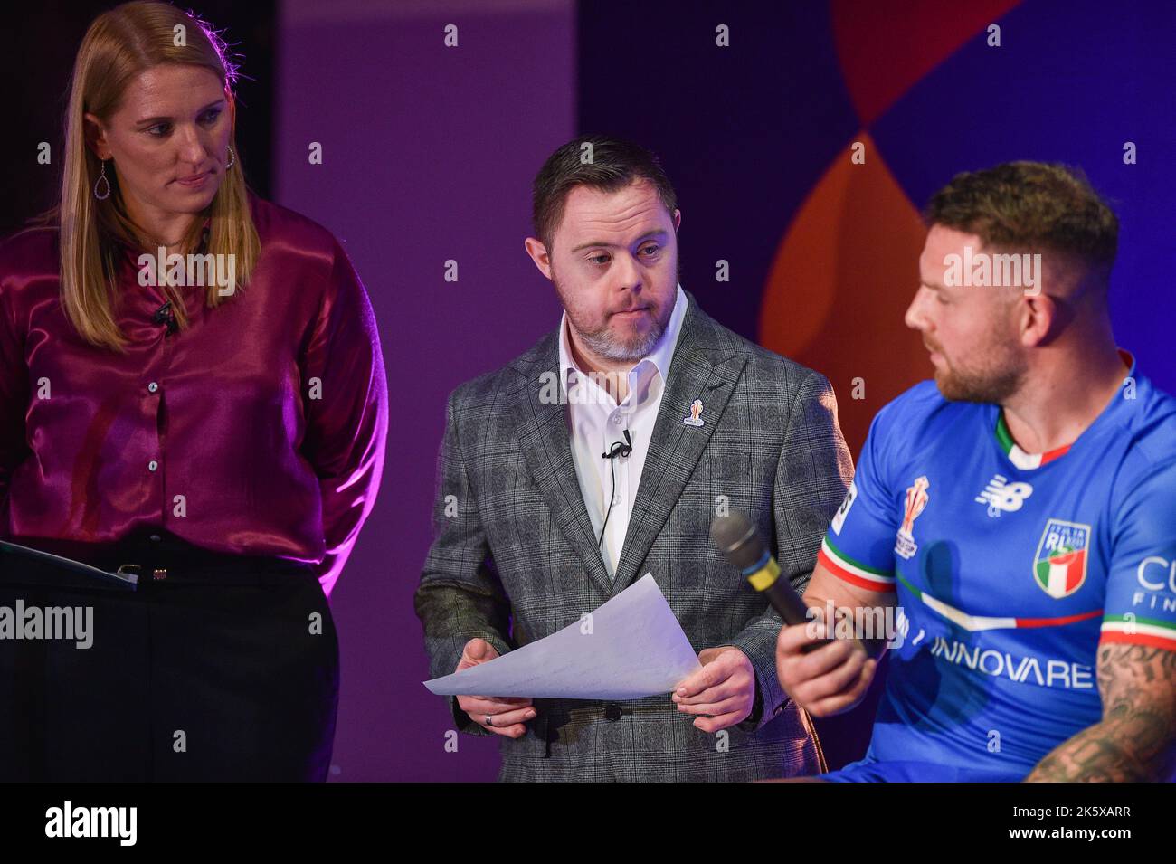 Manchester, England - 10th October 2022 - RLWC21 Inclusion Ambassador ...